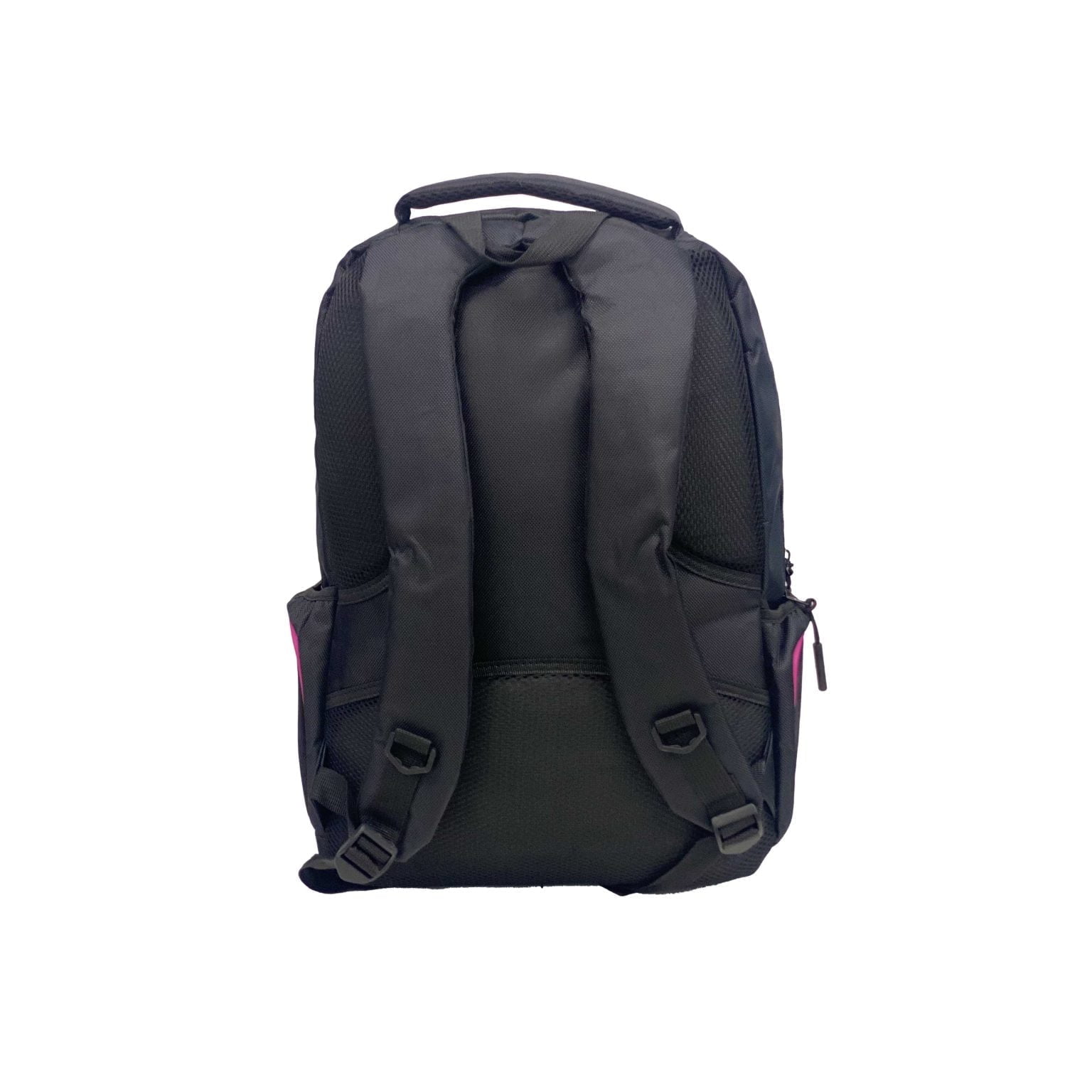 Polyester Boomerang Backpack Black & Pink - Mary's Outfitters