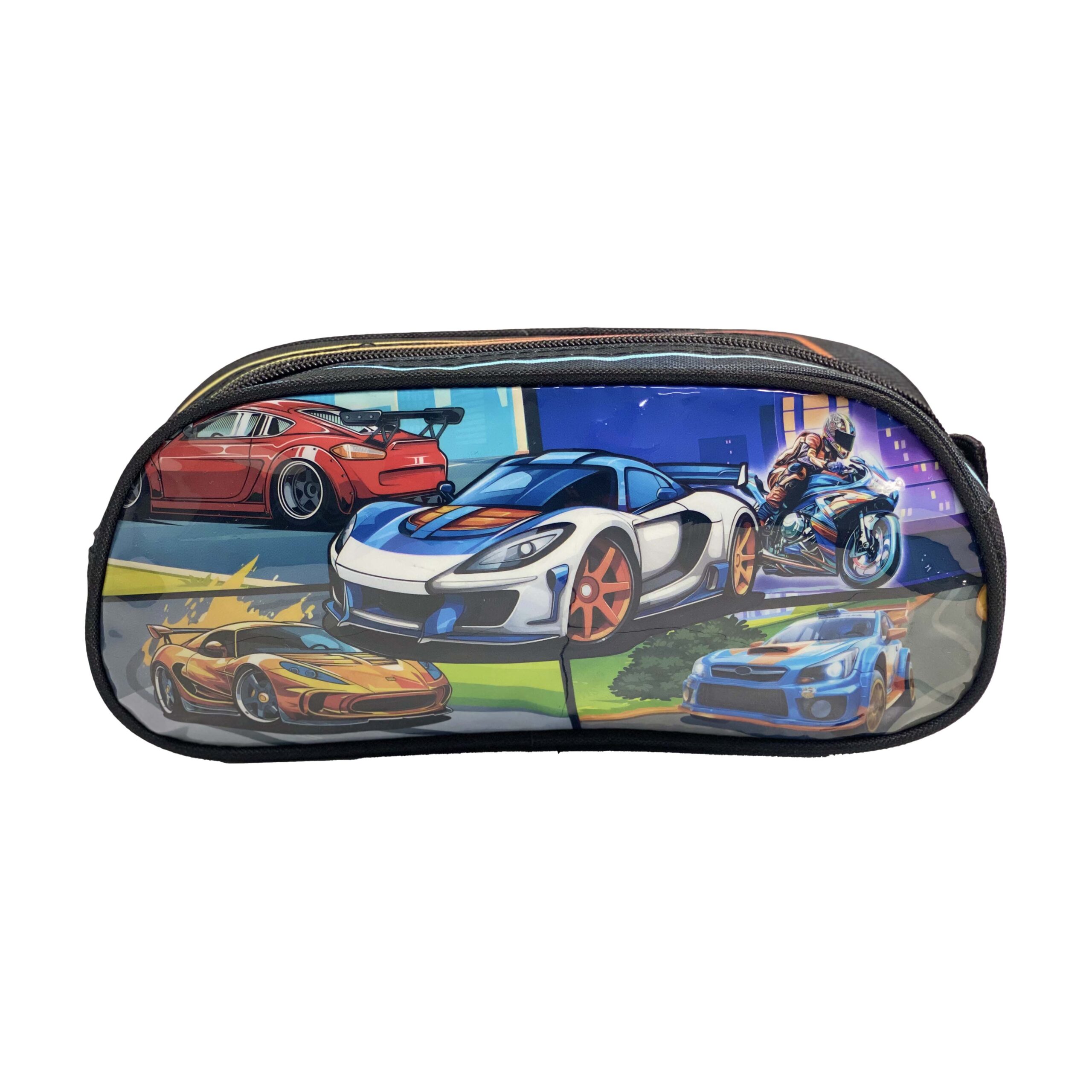 Kids Printed Pencil Case Top Speed - Mary's Outfitters